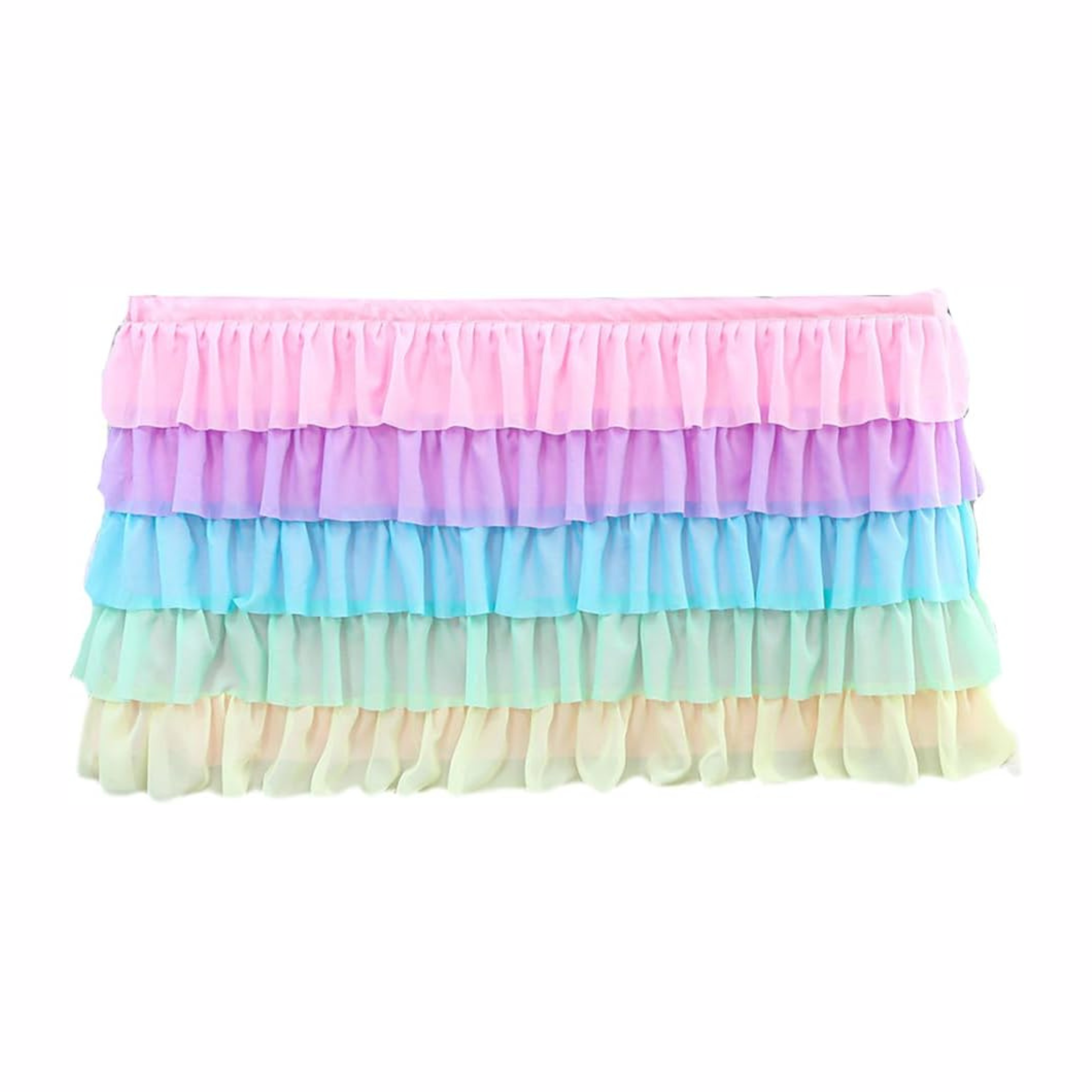 Pastel Rainbow Table Skirt – Ribbontique