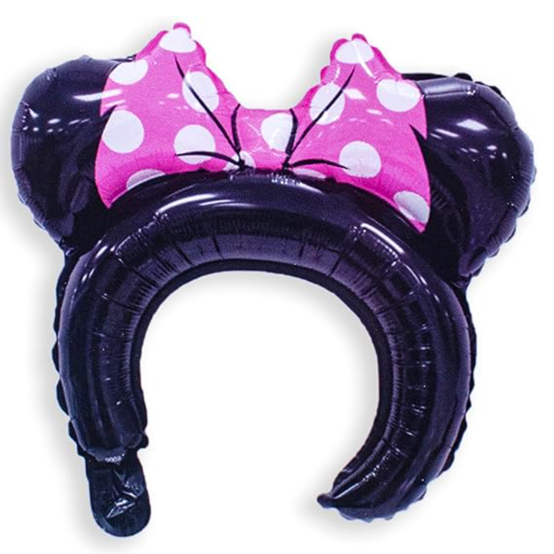 Minnie Mouse Cute Headband Foil Balloons – Ribbontique