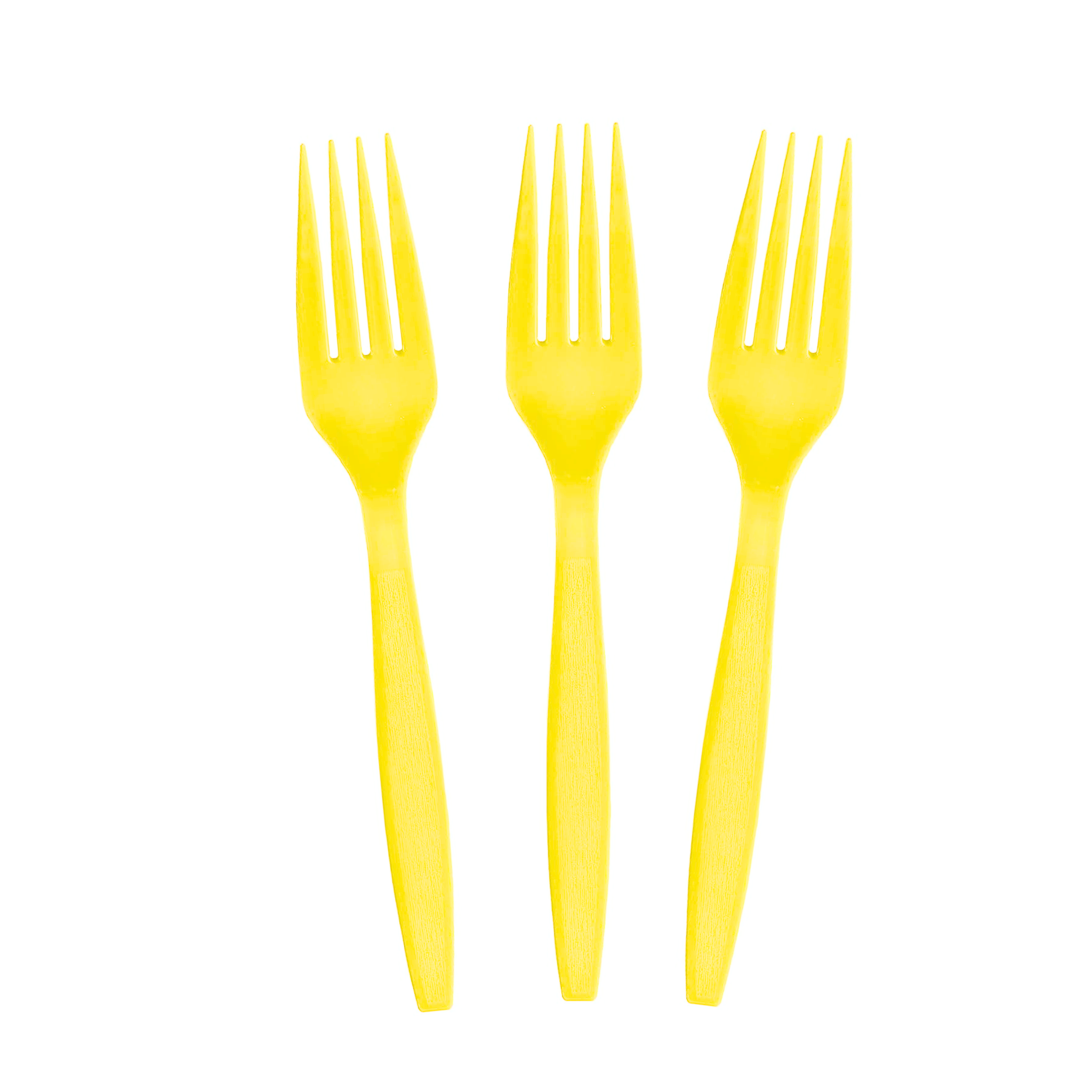 Yellow Swirl Cutlery Set (Forks) – Ribbontique