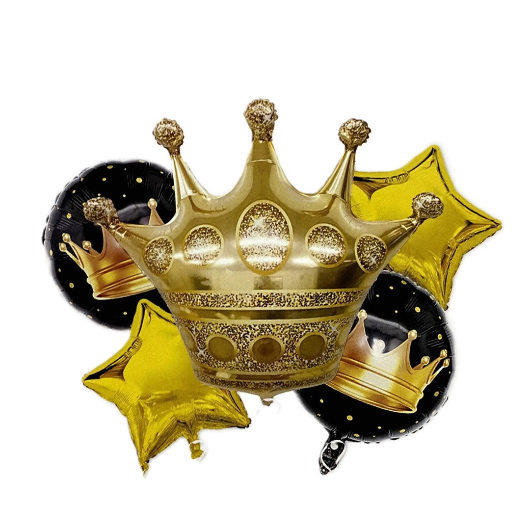 Giant Crown Balloon Bouquet – Ribbontique