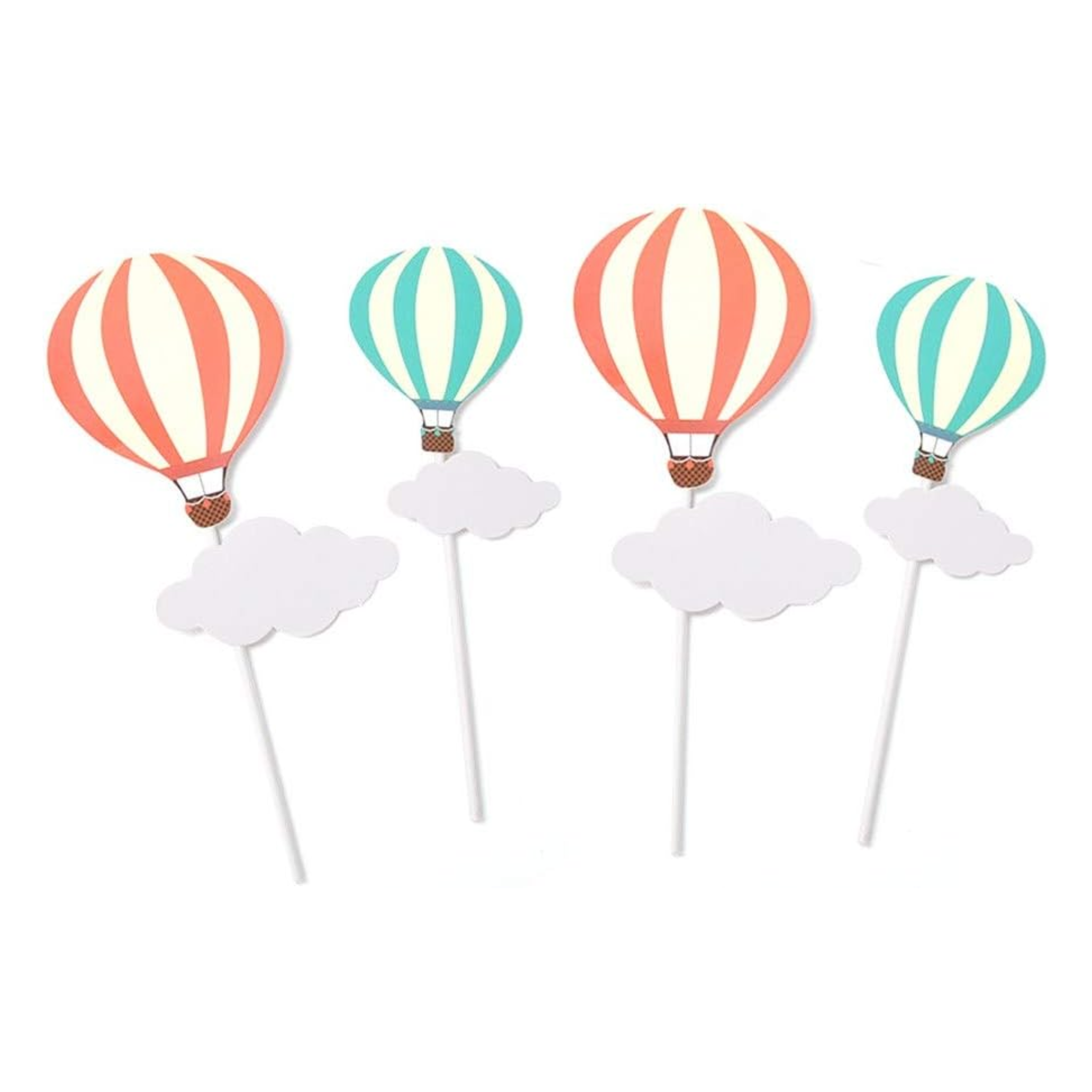 Hot Air Balloon Cake Toppers Set – Ribbontique
