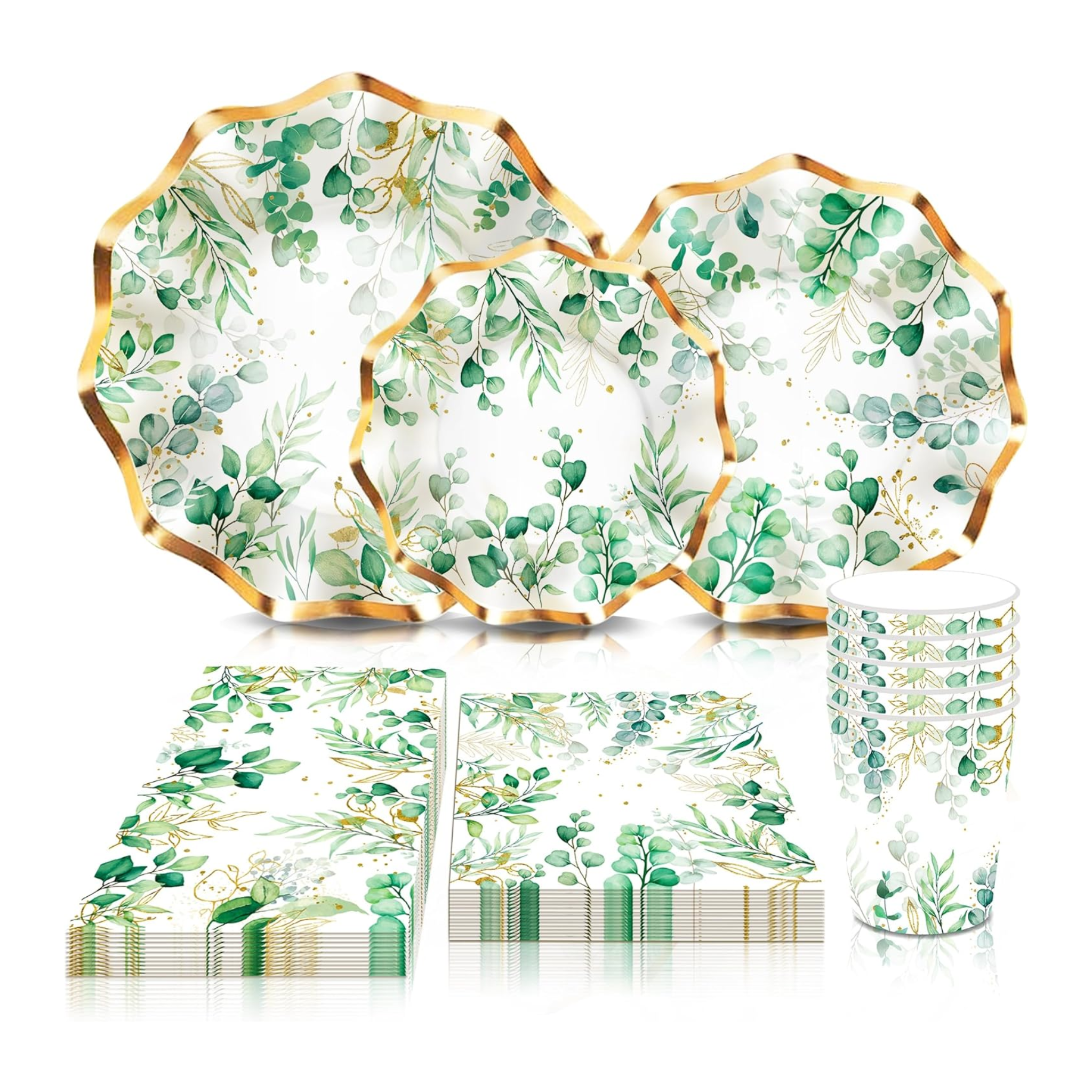 Eucalyptus Leaf Tableware Set – Ribbontique
