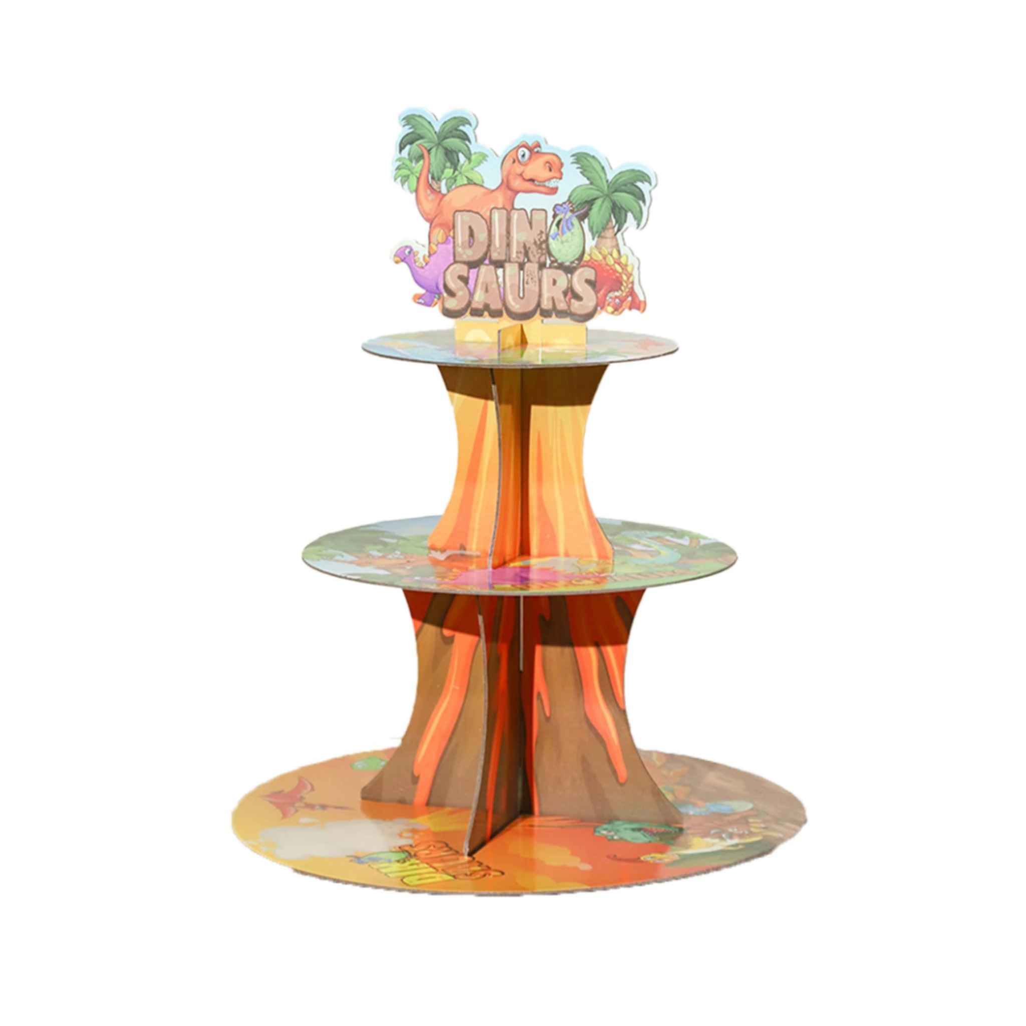 3-Tier Dinosaurs Folding Cupcake Stand – Ribbontique