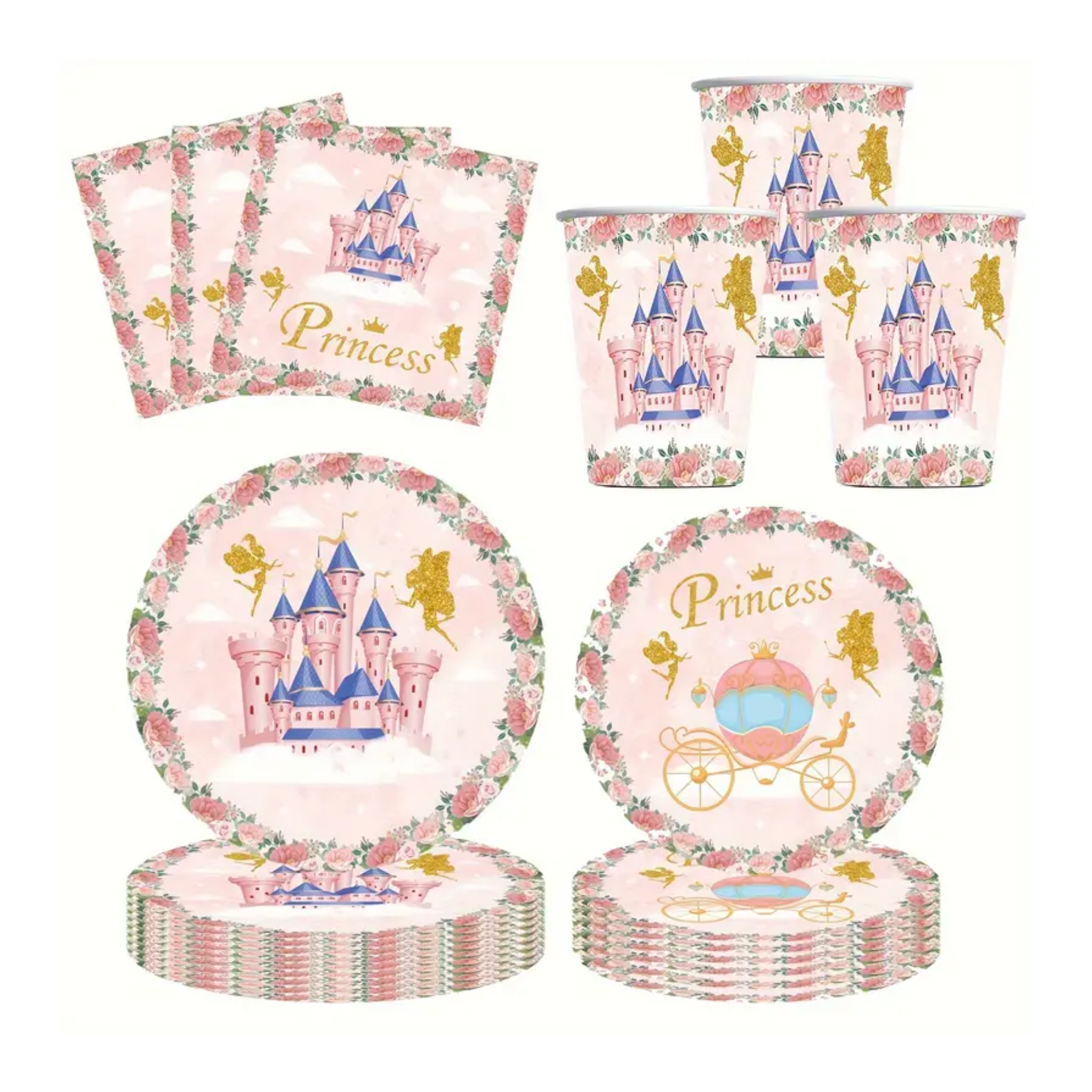 Princess Theme Party Tableware Set – Ribbontique