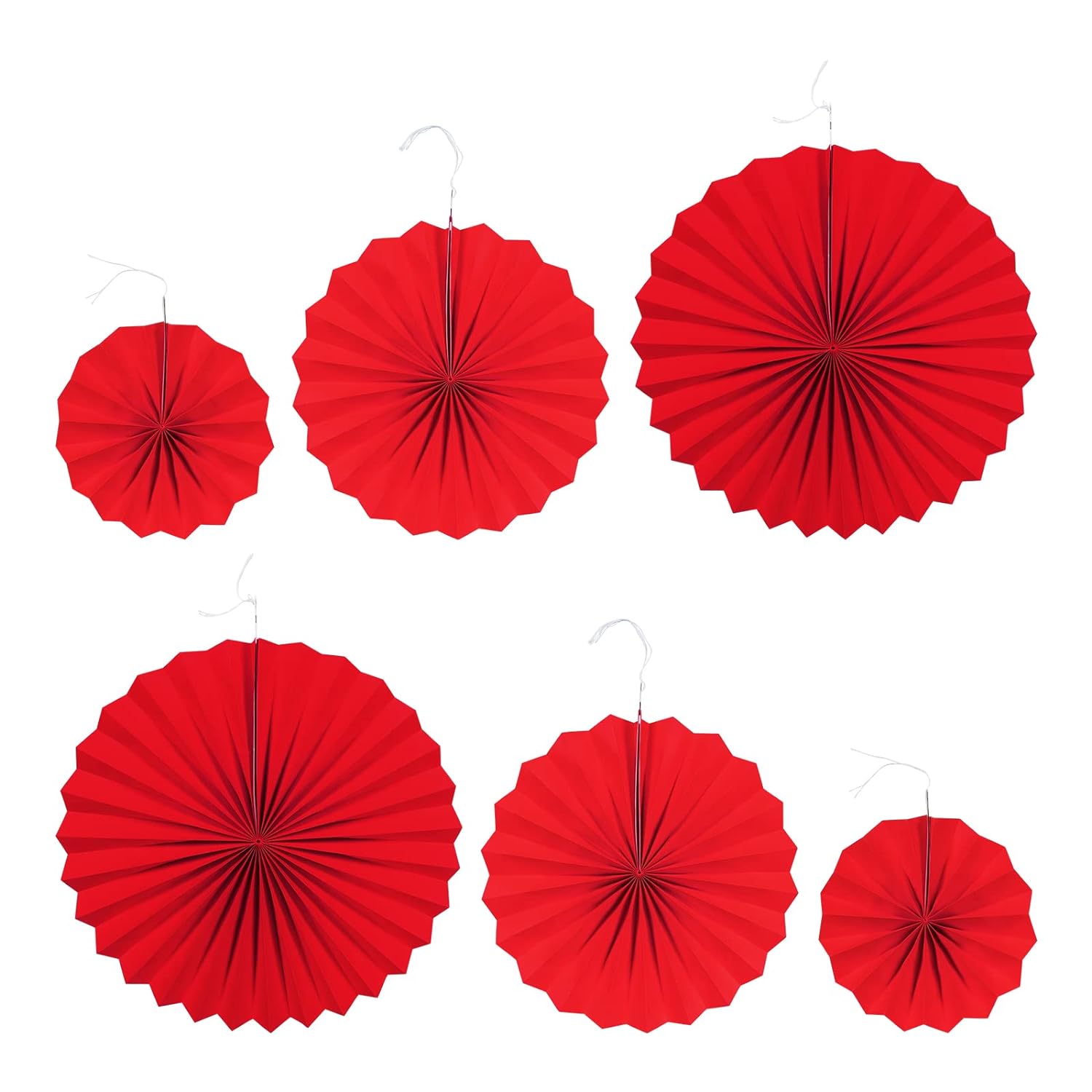 Party Hanging Paper Fans Round Paper Garlands – Ribbontique