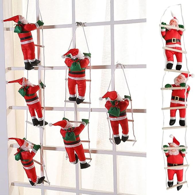 Christmas Climbing Santa – Ribbontique