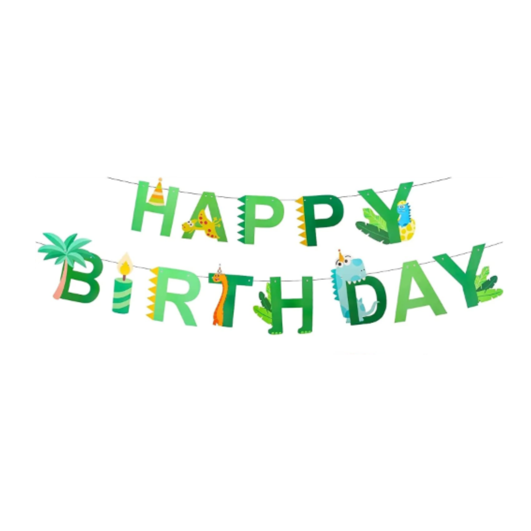 Dino Theme Birthday Party Banner – Ribbontique