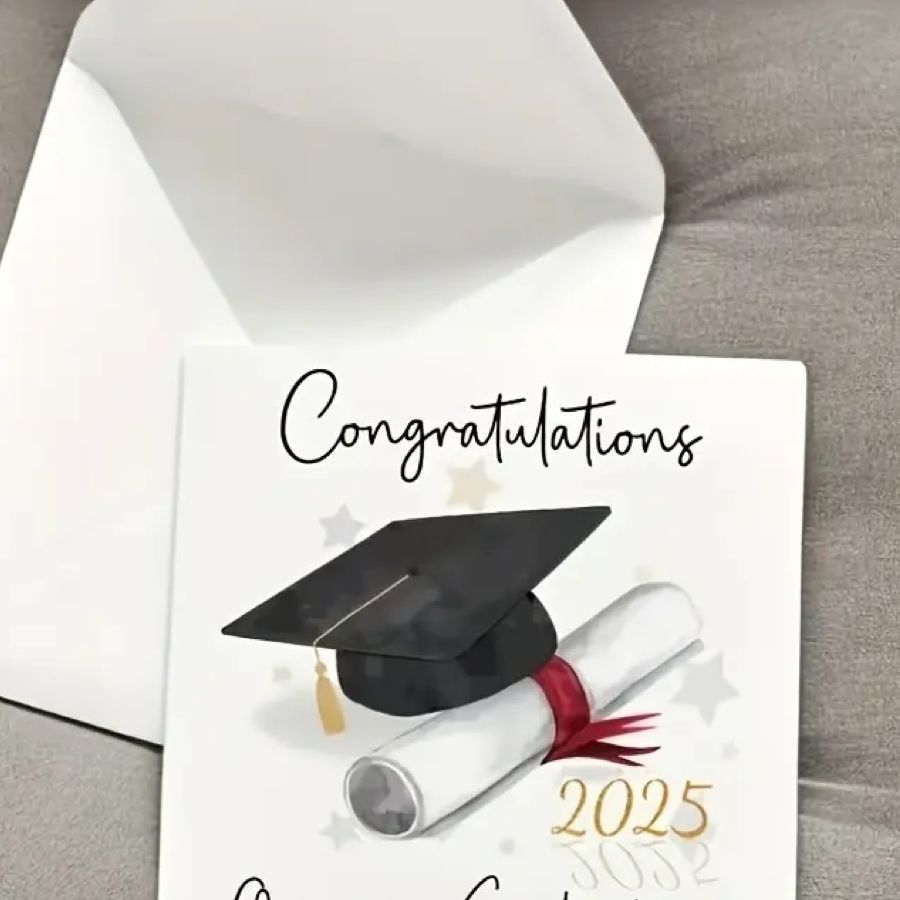Graduation Celebration Card with Envelope - 1 pc – Ribbontique