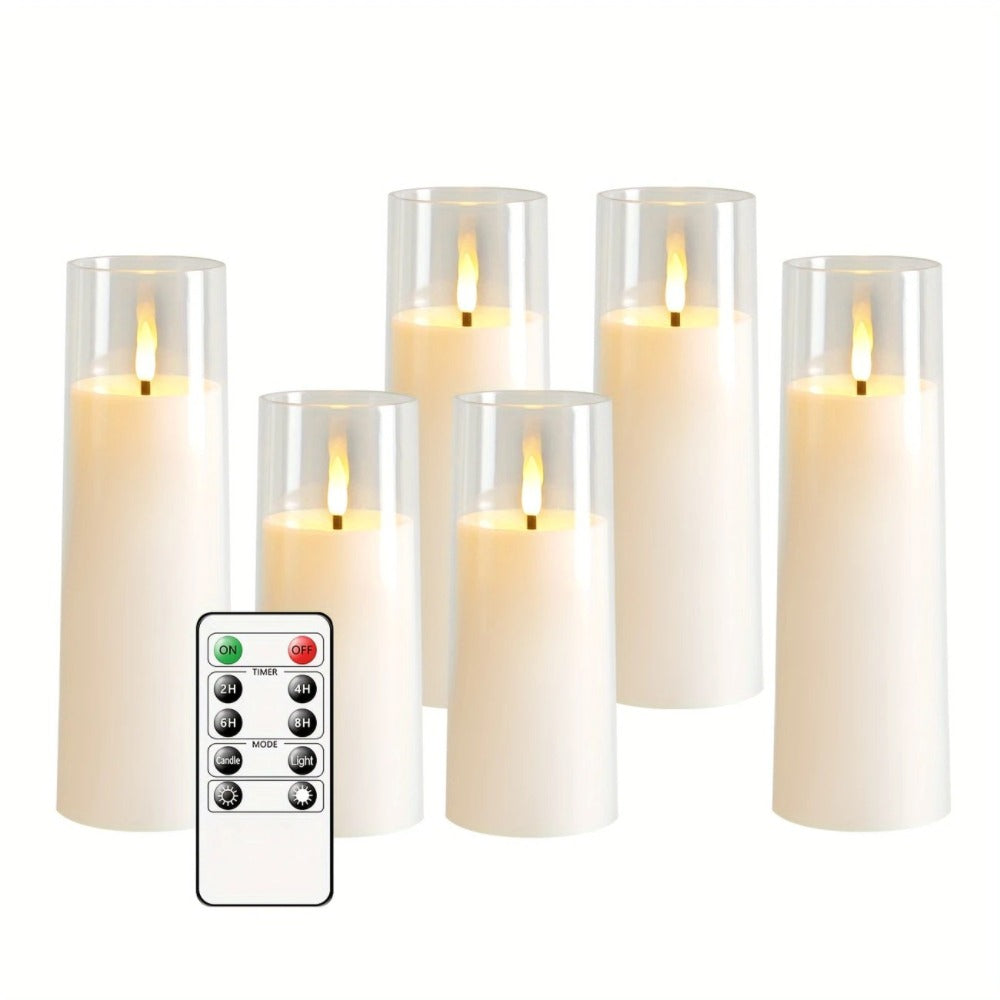 Flashing flameless candle 3 pcs – Ribbontique
