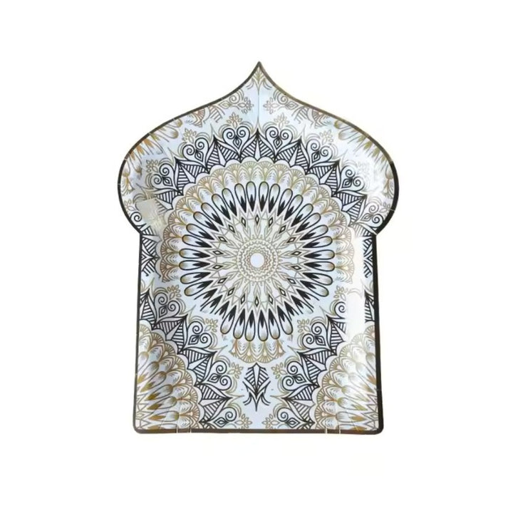 Ramadan Mosaic Paper Plate 7 inch - 8 pcs – Ribbontique