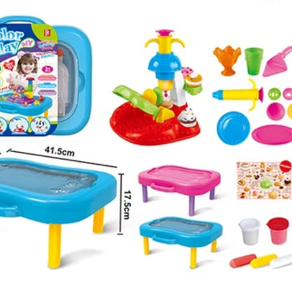 Play Dough Table with Kit – Ribbontique