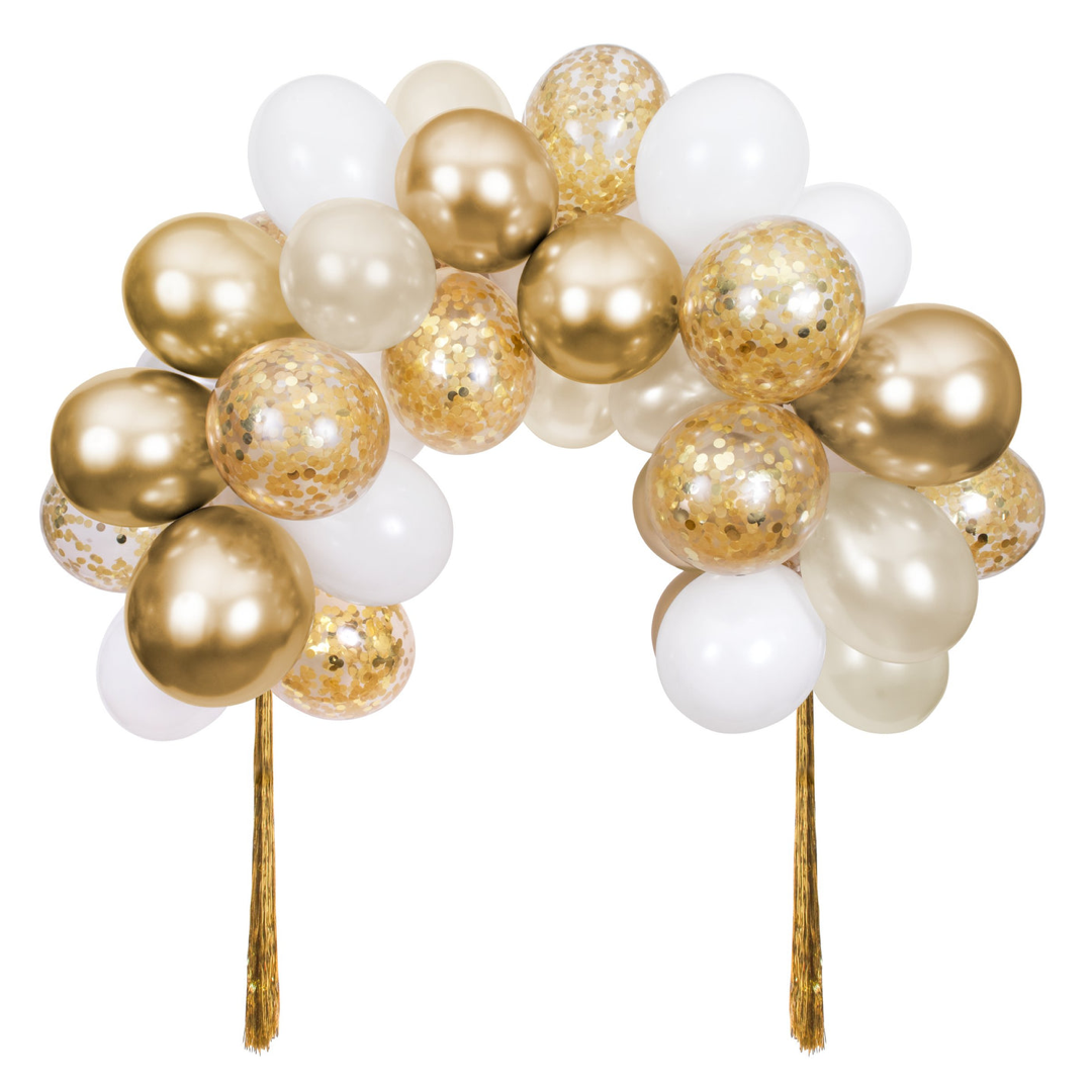 Gold Balloon Theme Party Arch Kit – Ribbontique