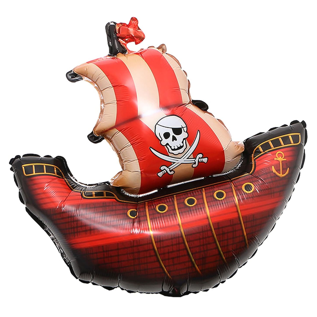 Pirates Boat Foil Balloon – Ribbontique