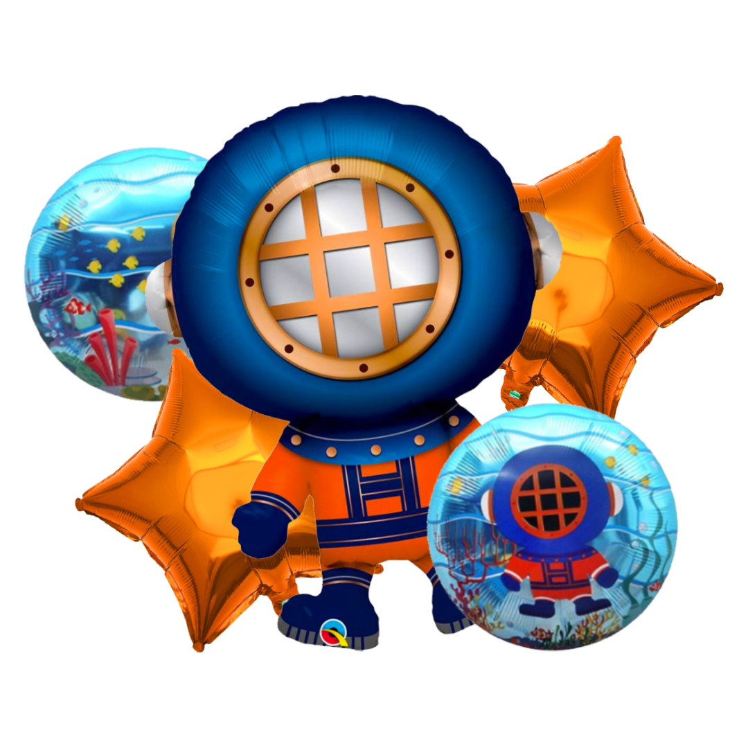Deep Sea Diver Balloons Set – Ribbontique